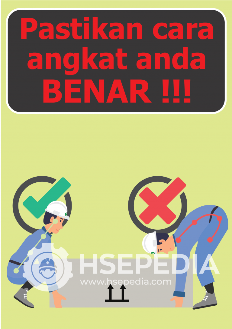 Contoh Desain Poster K3 (Keselamatan dan Kesehatan Kerja)