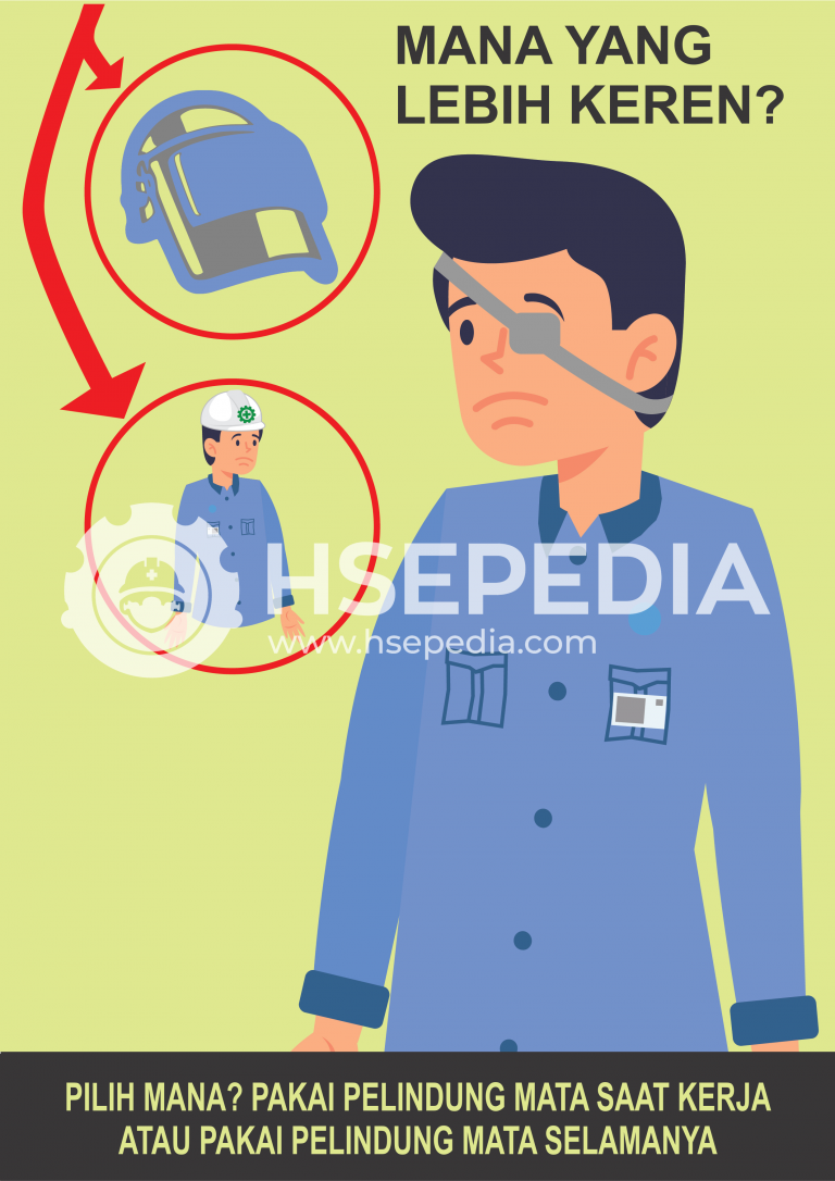 Contoh Desain Poster K3 (Keselamatan dan Kesehatan Kerja)